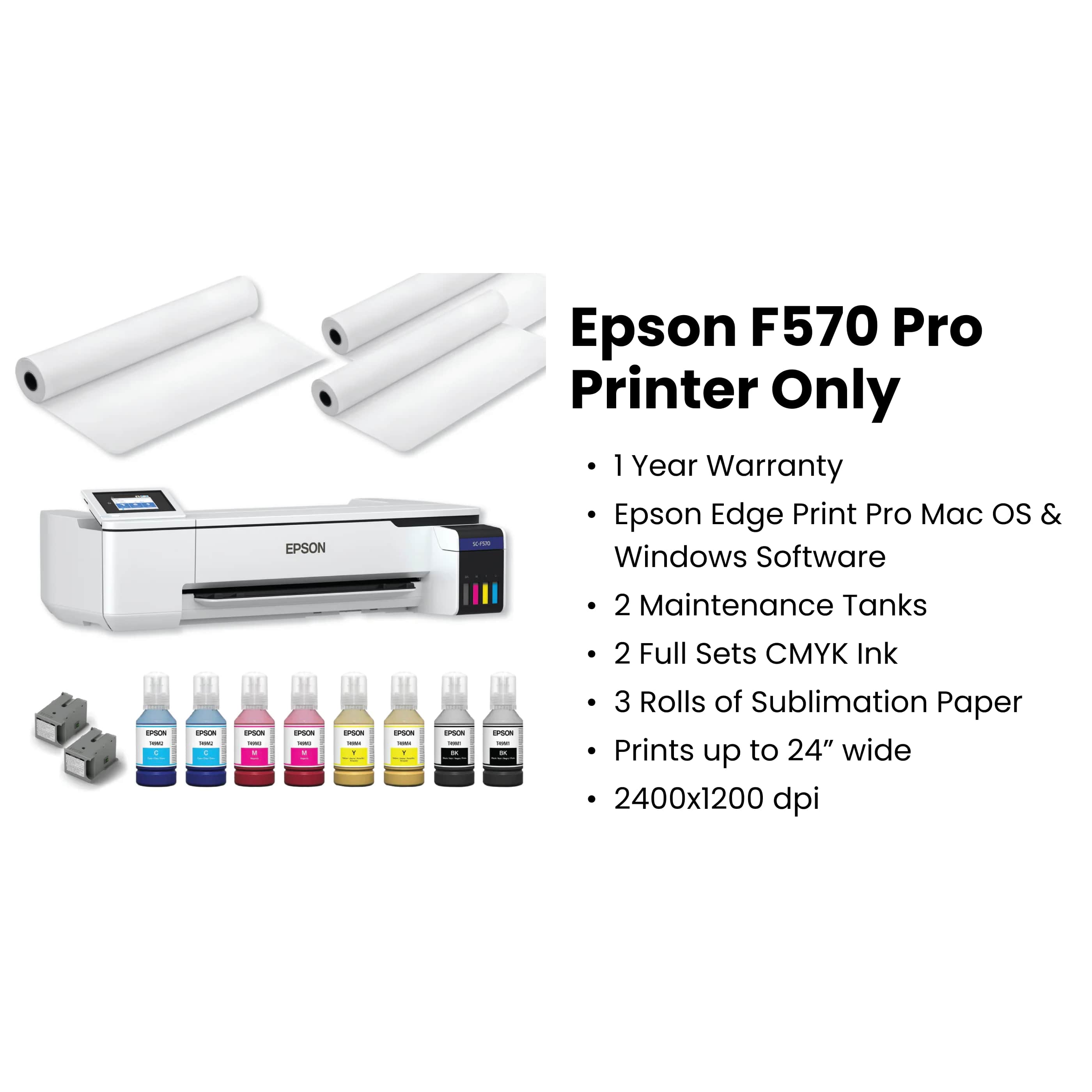 Sublimation Printers | Epson SureColor Dye Sub Printers
