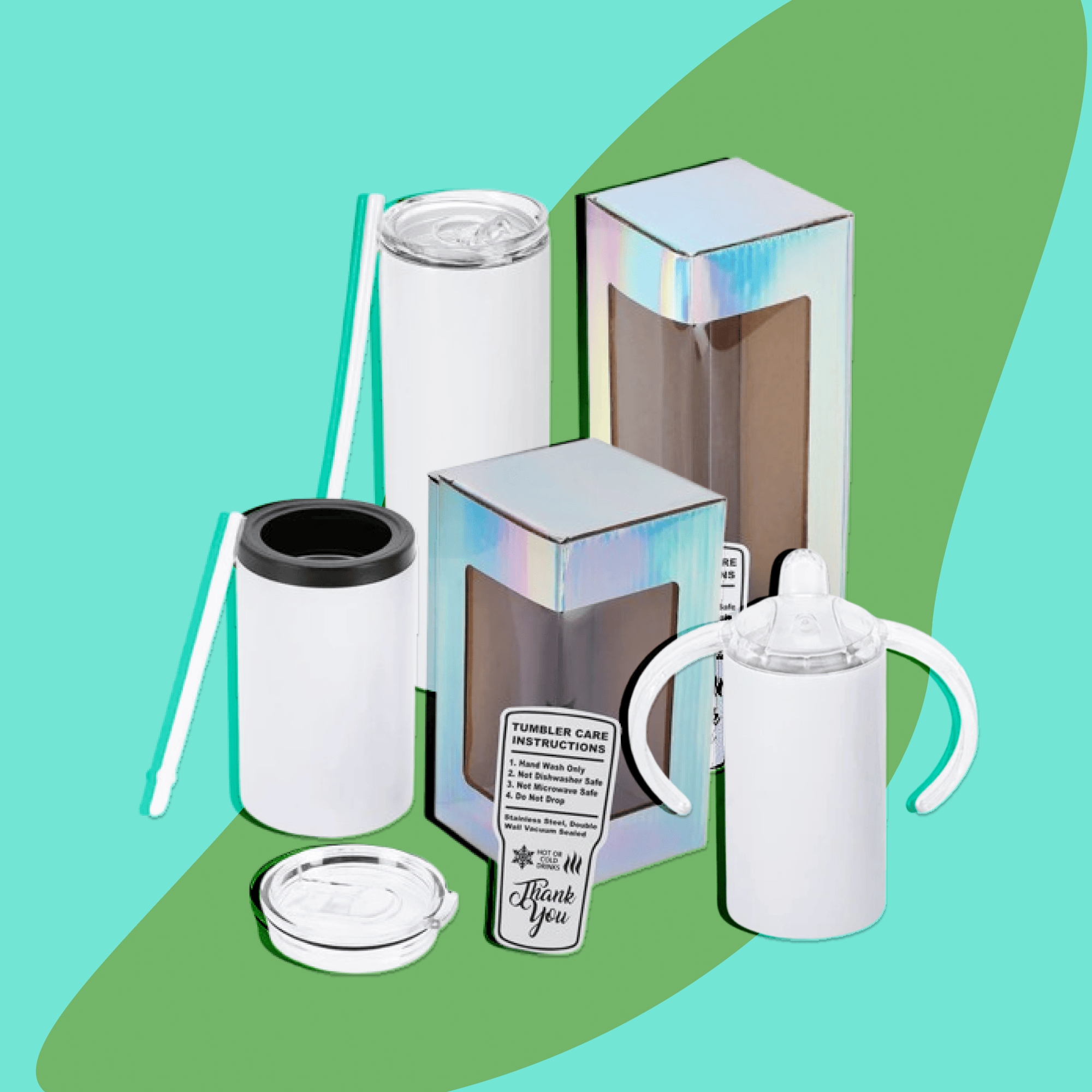 Free Sublimation Tumbler Templates | MakerFlo