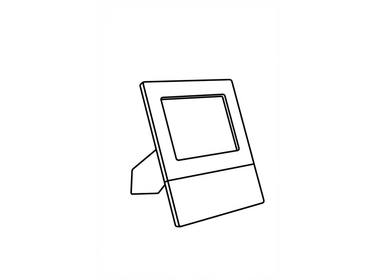 Laserable Marble & Wood Picture Frame, 5 x 7 Photo Frame