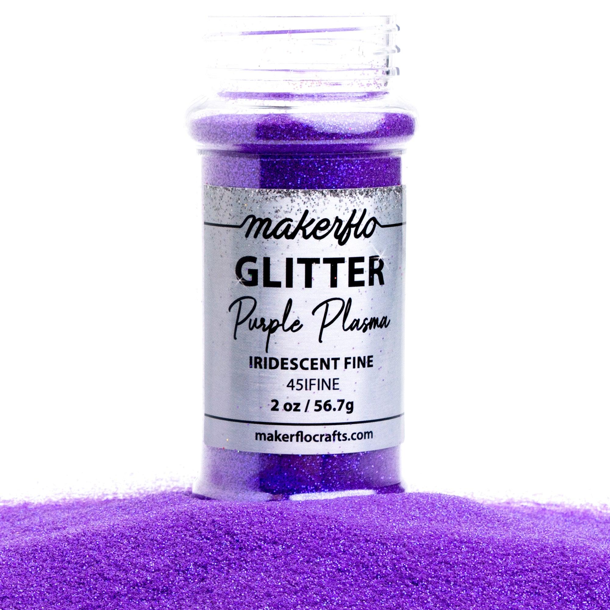 Purple Plasma Iridescent Fine Glitter, Craft Glitter